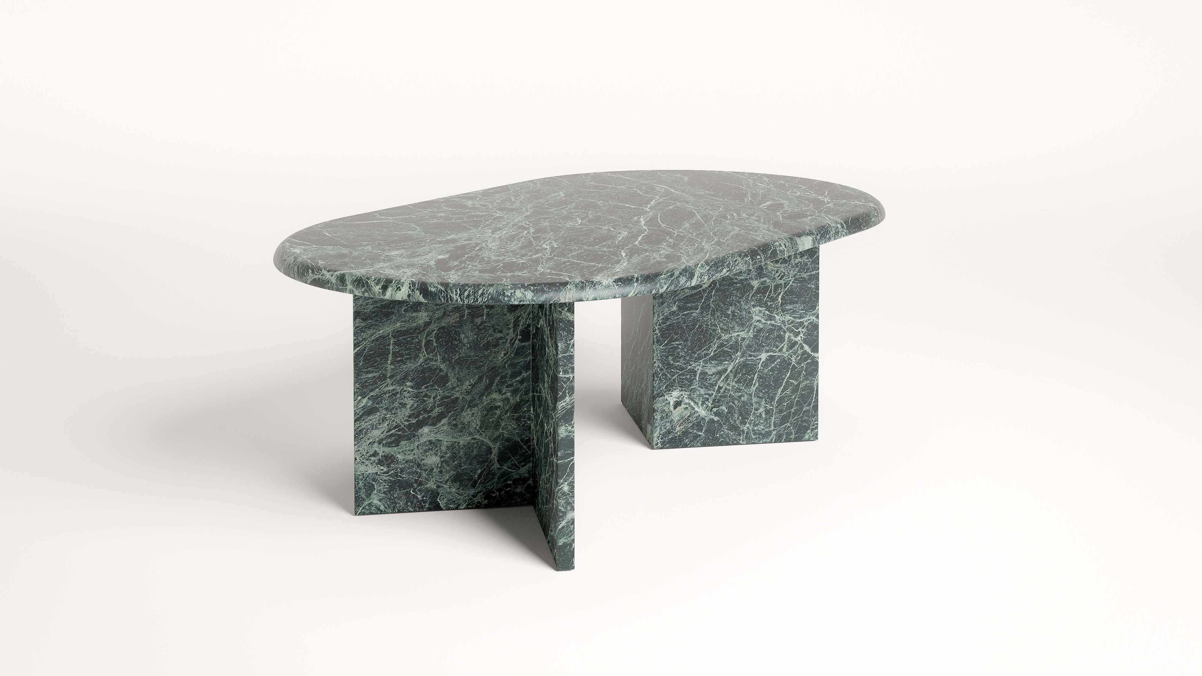 ELLIPSE 100 - Natural Stone Travertine Marble Coffee Table – Atelier278